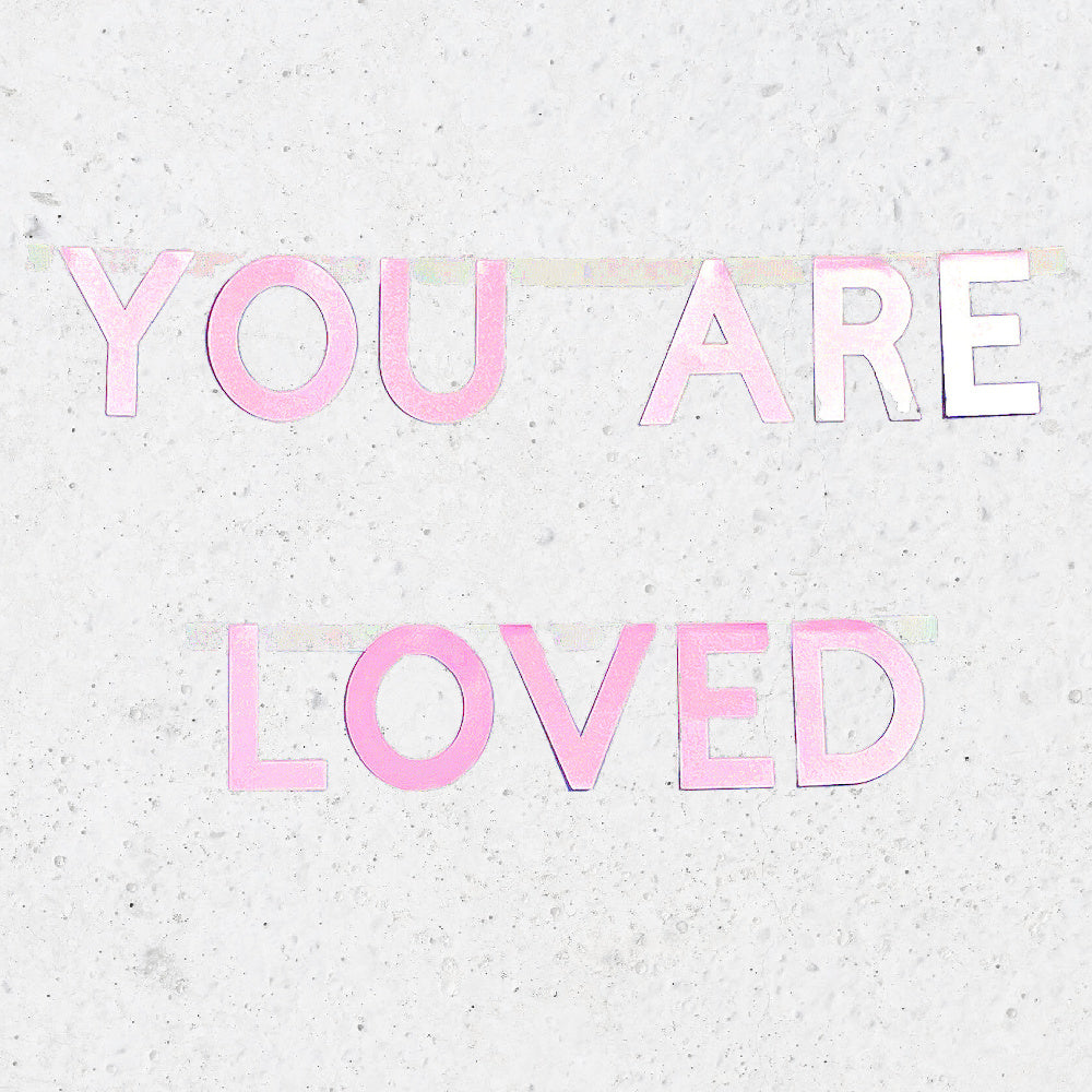 Handmade You Are Loved Banner for Weddings and Valentines Day – Pretty ...