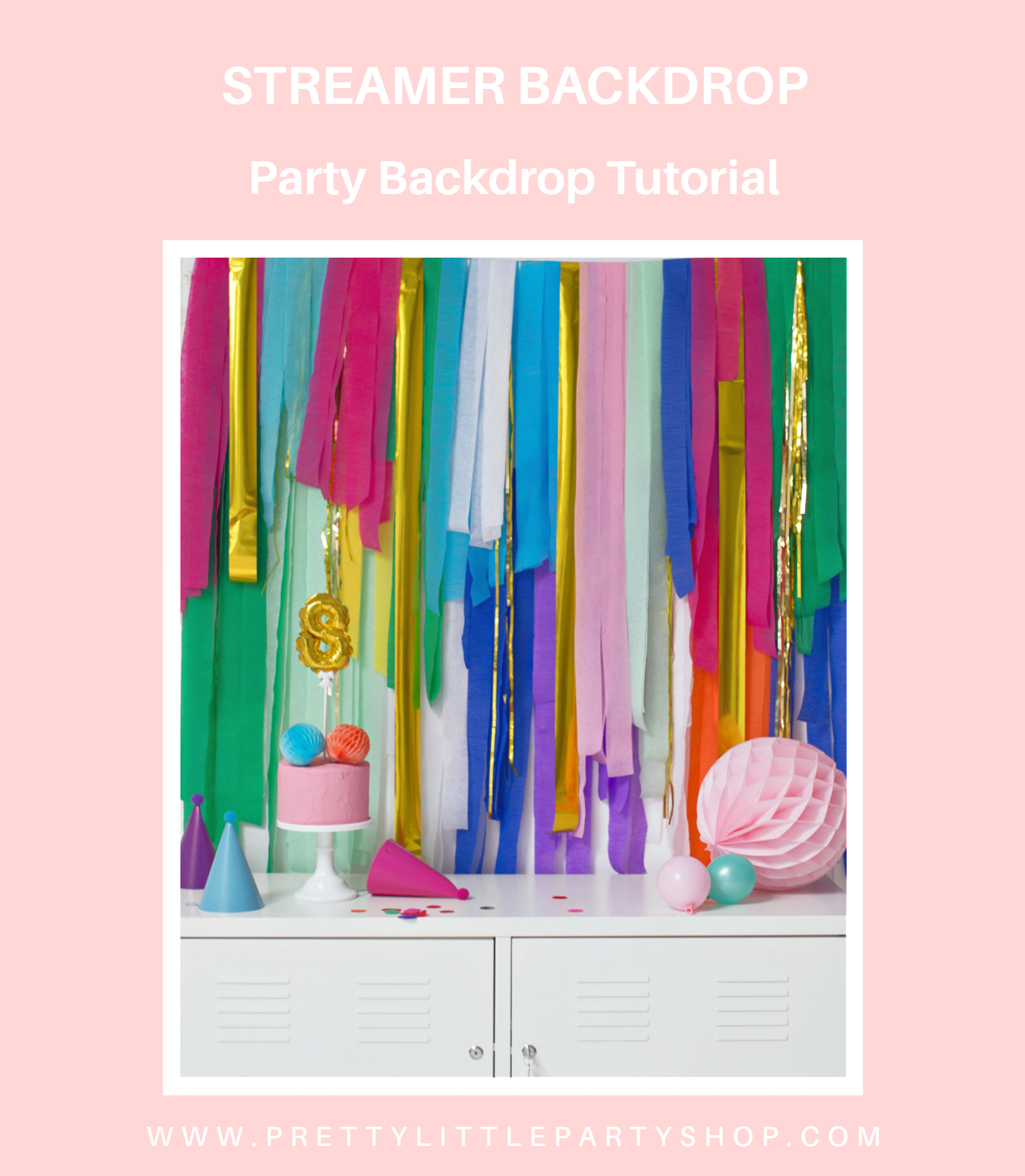 DIY Party Streamer Backdrop Tutorial | Easy DIY Party Backdrops ...