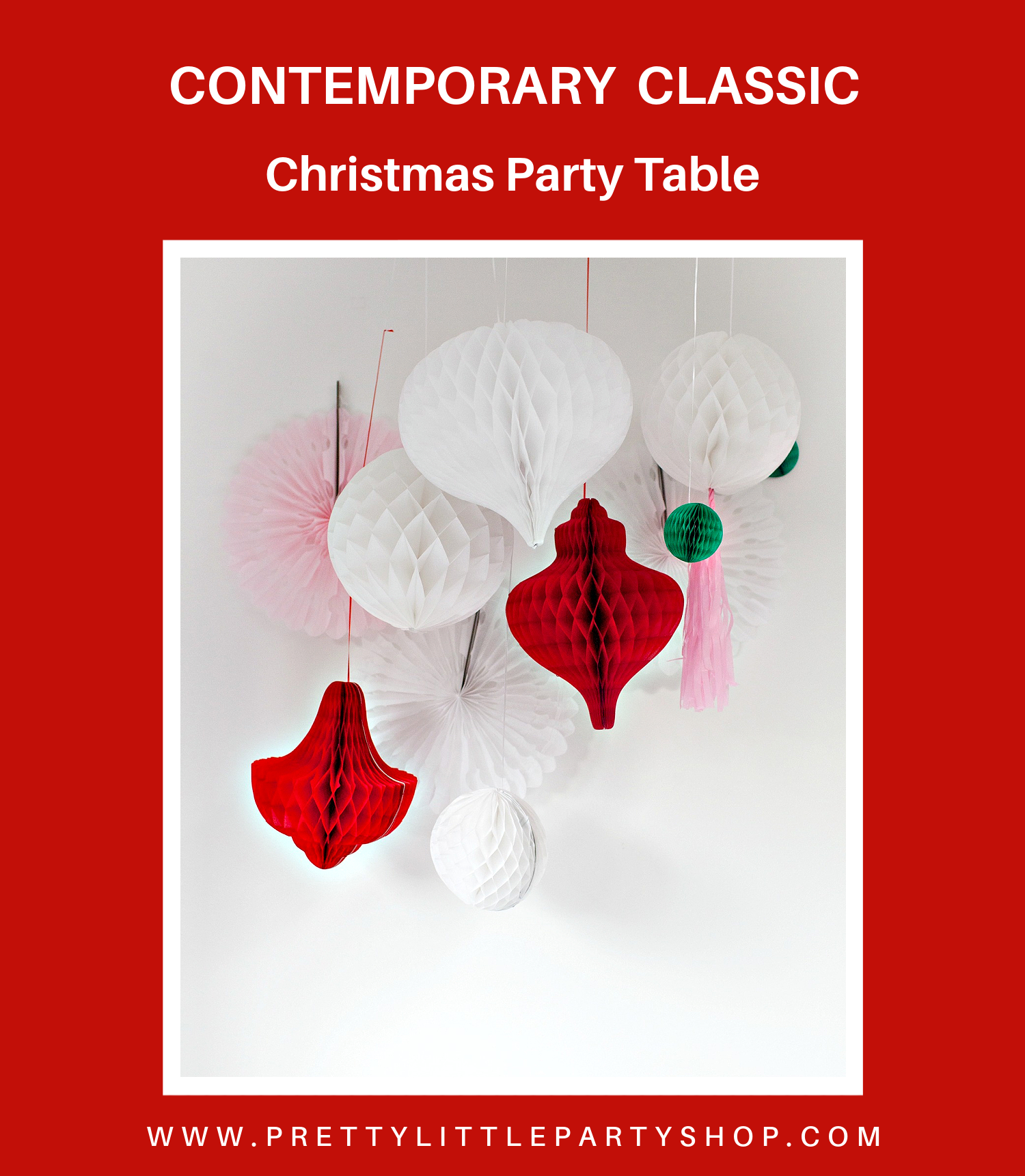 Modern Classic Christmas Party Style – Pretty Little Party Shop
