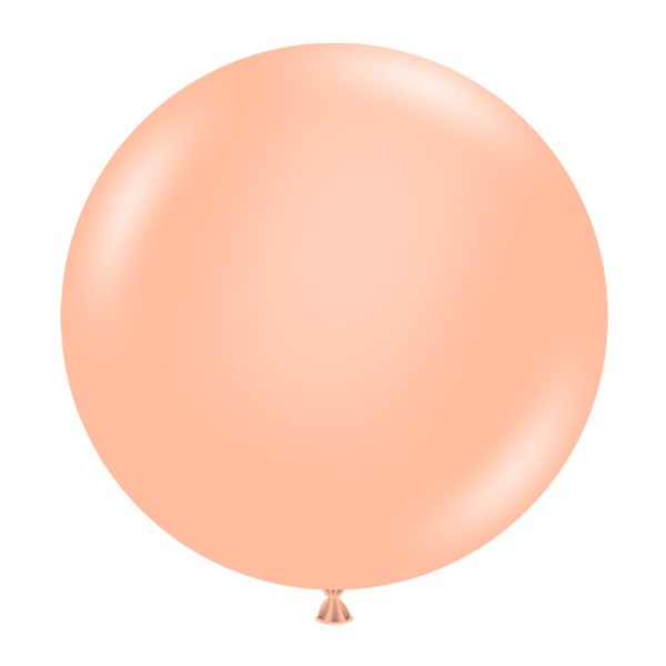 18" Peach Round Latex Balloon | I8 Inch Round Balloons Tuftex – Pretty ...