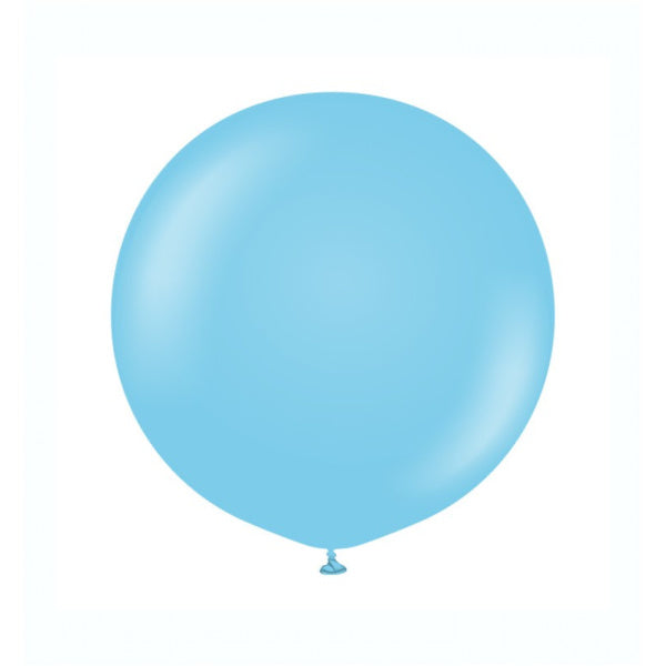 18" Baby Blue Balloons | Plain Latex Balloons | Kalian Balloons ...