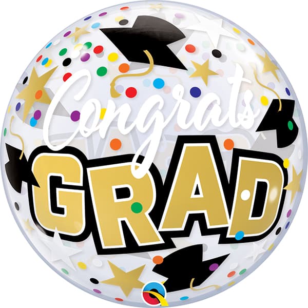 Congrats Grad Bubble Balloon – Pretty Little Party Shop