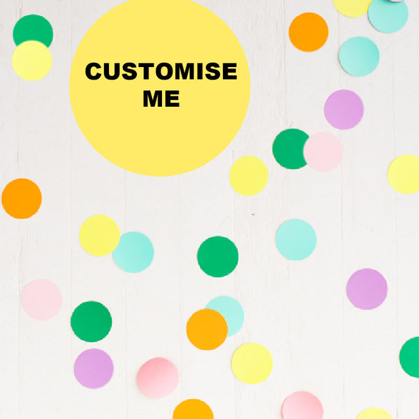 Bespoke jumbo confetti Mix | Custom Made Confetti | Wedding Confetti ...