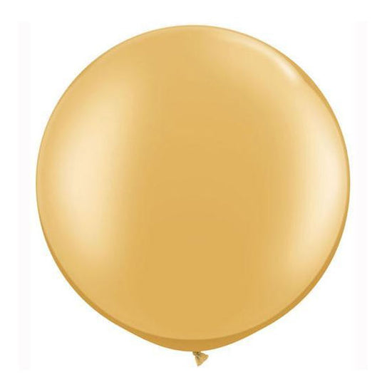 Gold Giant Round Balloon | 3ft Jumbo Balloons | 36" Wedding Balloons ...