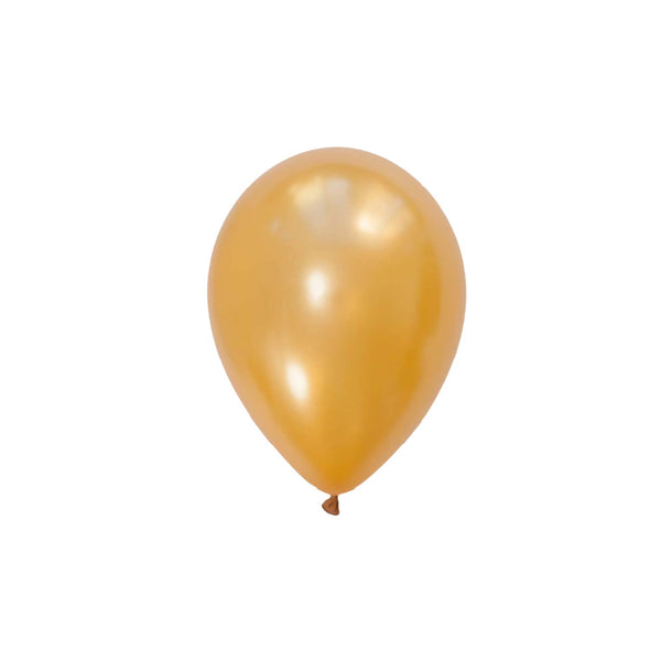 5" inch Balloons | Gold Mini Balloons | UK Balloon Supplies – Pretty ...