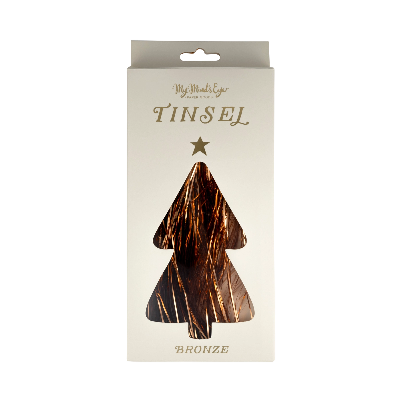 Bronze Gold Lametta Tinsel | Christmas Tree Decorations – Pretty Little ...