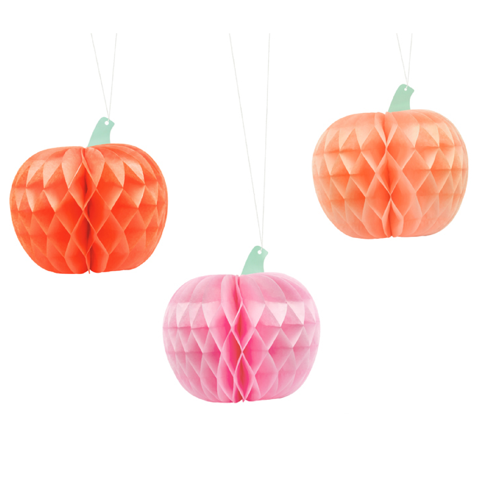 Halloween Pumpkin Honeycomb Decorations | Stylish Halloween Decoration ...