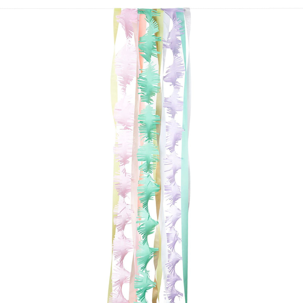 Luxury Paper Streamer Backdrop | Pastel Paper Streamer Set ...
