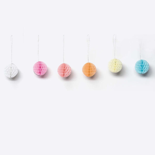 Mini Honeycomb Balls Set Decorations | The best Paper Honeycomb Balls ...