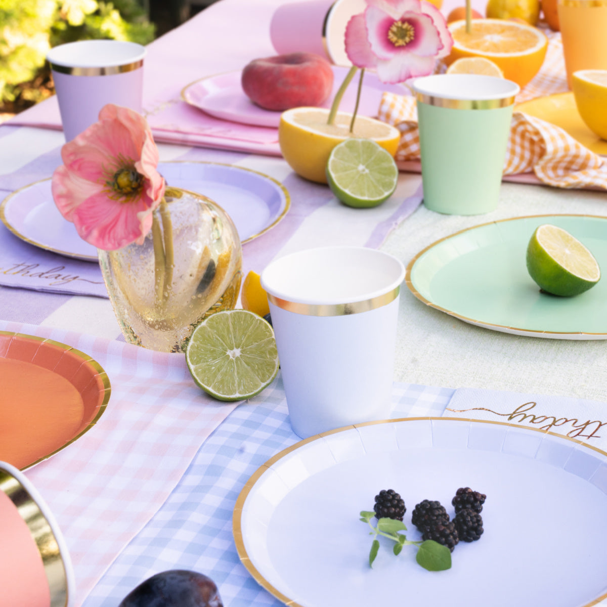 Pastel Party Cups Mix | Pretty Childrens party Cups | Modern Parties ...