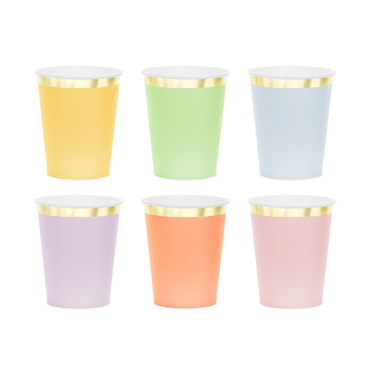 Pastel Party Cups Mix | Pretty Childrens party Cups | Modern Parties ...