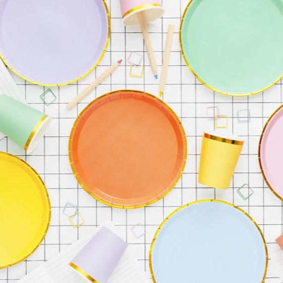 Paper Party Plates for Parties, Baby Showers, Weddings | Party Plates ...