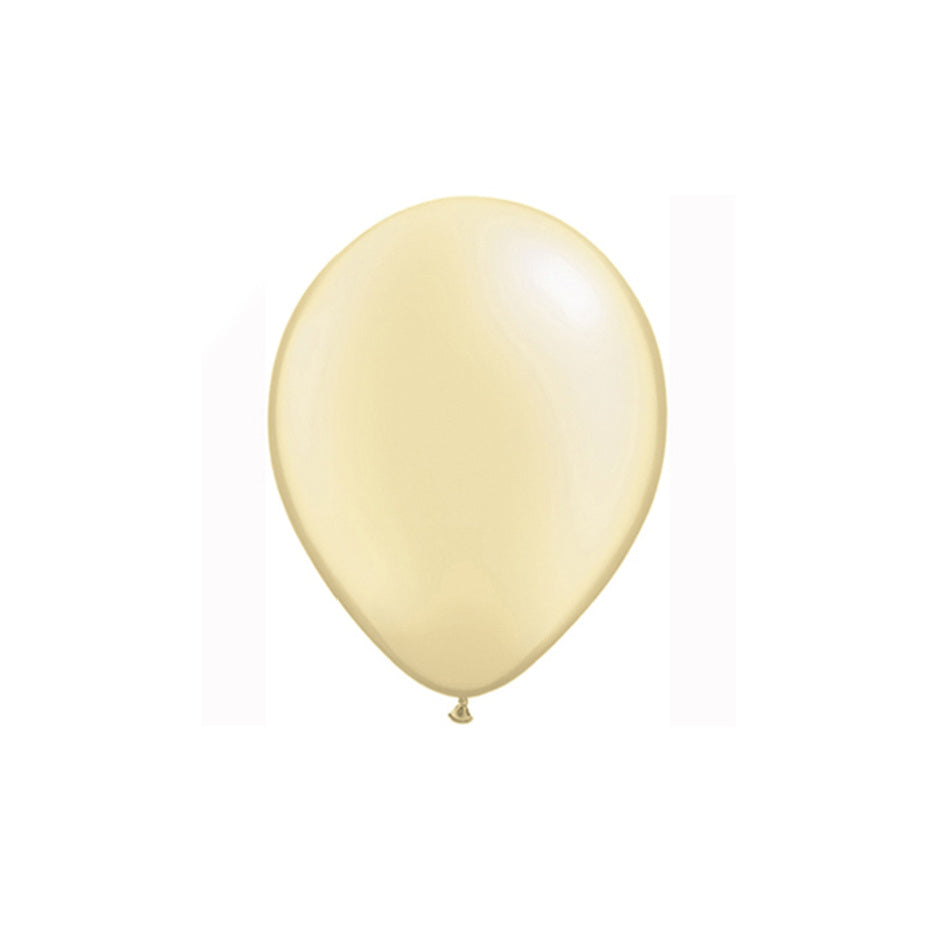 5" inch Pearl Vanilla Balloons | Mini Balloons | UK Balloon Supplies ...