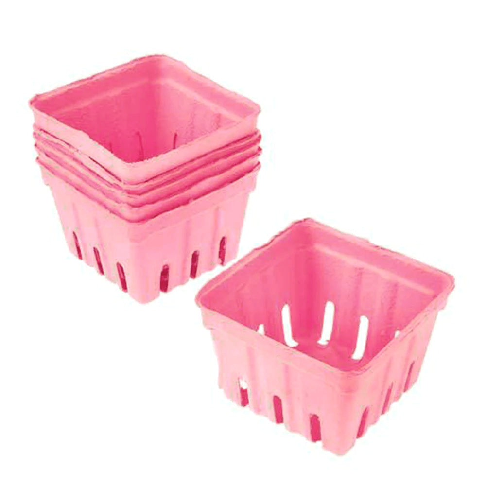 Pink Berry Boxes | Pulp Fibre Berry Baskets | – Pretty Little Party Shop
