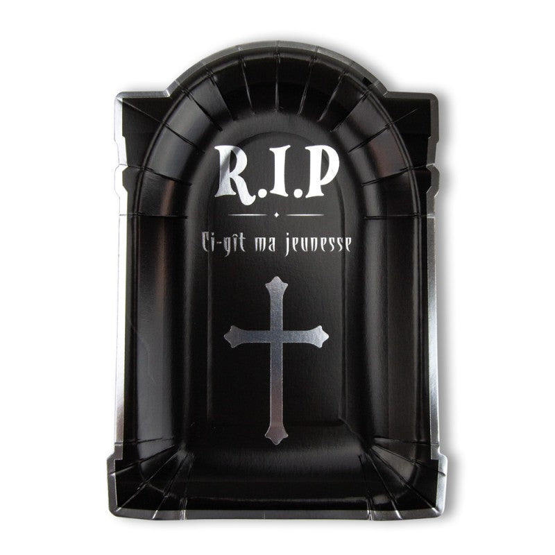 Tombstone Plates Halloween Party Tableware | Halloween Party Supplies ...