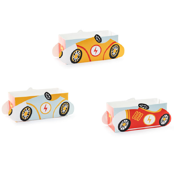 Racing Car Party Snack Boxes | Car Party Supplies – Pretty Little Party ...