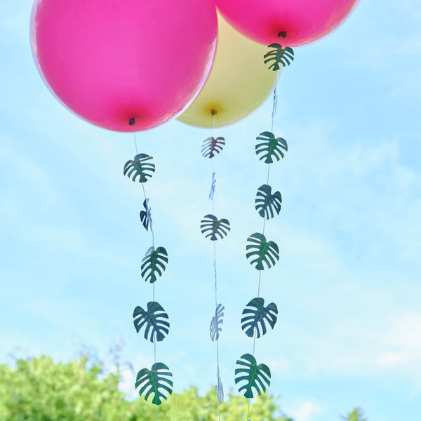 Tiki Tropical Balloon Tails | Tropical Party Decorations UK – Pretty ...
