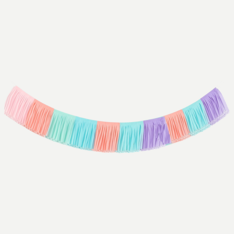 Custom Fringe Garland | Handmade Tissue Fringe Garland – Pretty Little ...