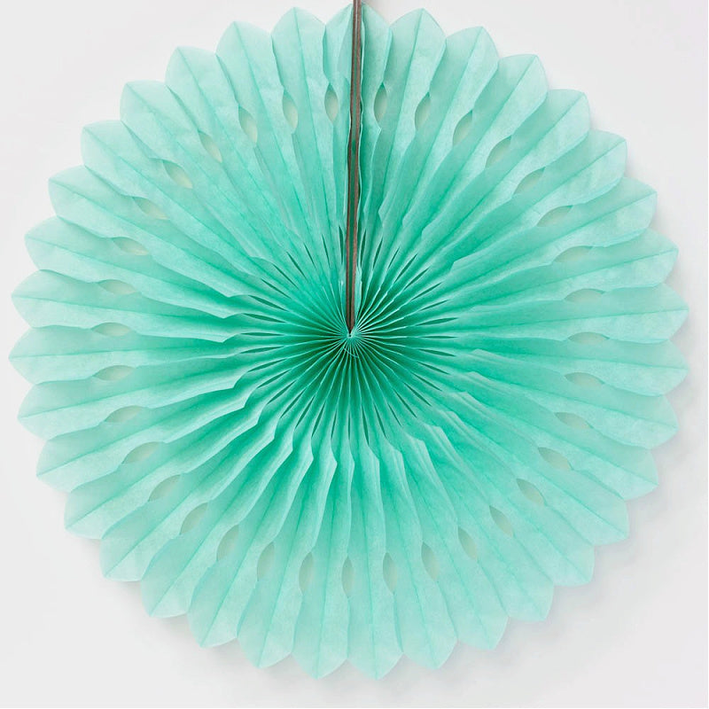 Mint Paper Fan Honeycomb | Pretty Party Supplies Online – Pretty Little ...