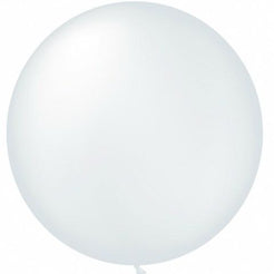 White Big Round Balloon | 3ft Jumbo Balloons | 36" Wedding Balloons ...