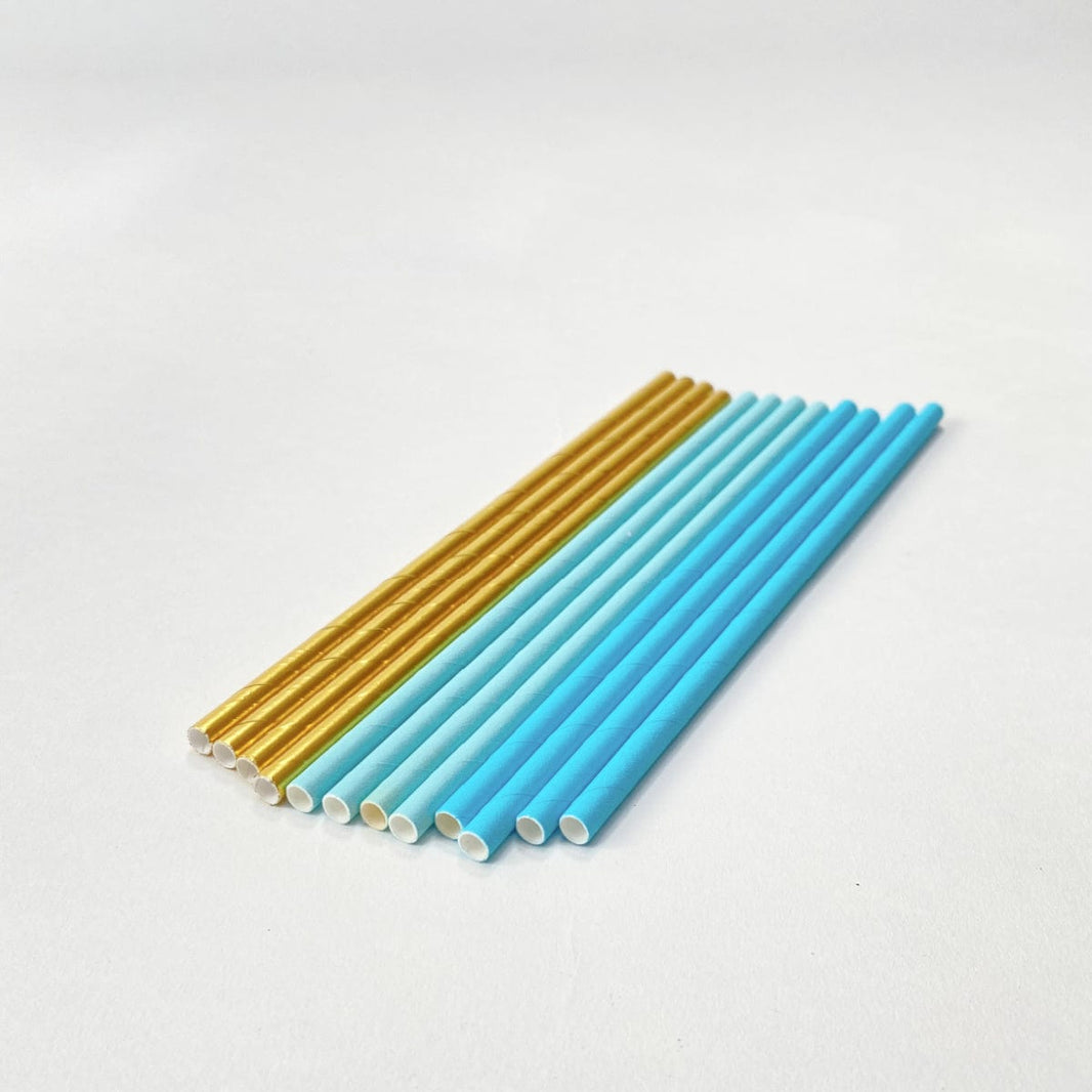 Striped Paper Straws UK | Biodegradable Paper Straws – Pretty Little ...