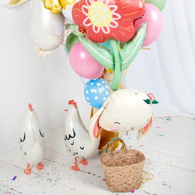 Easter Chicken Balloon | Walking Hen Balloons | Helium Balloons Online ...