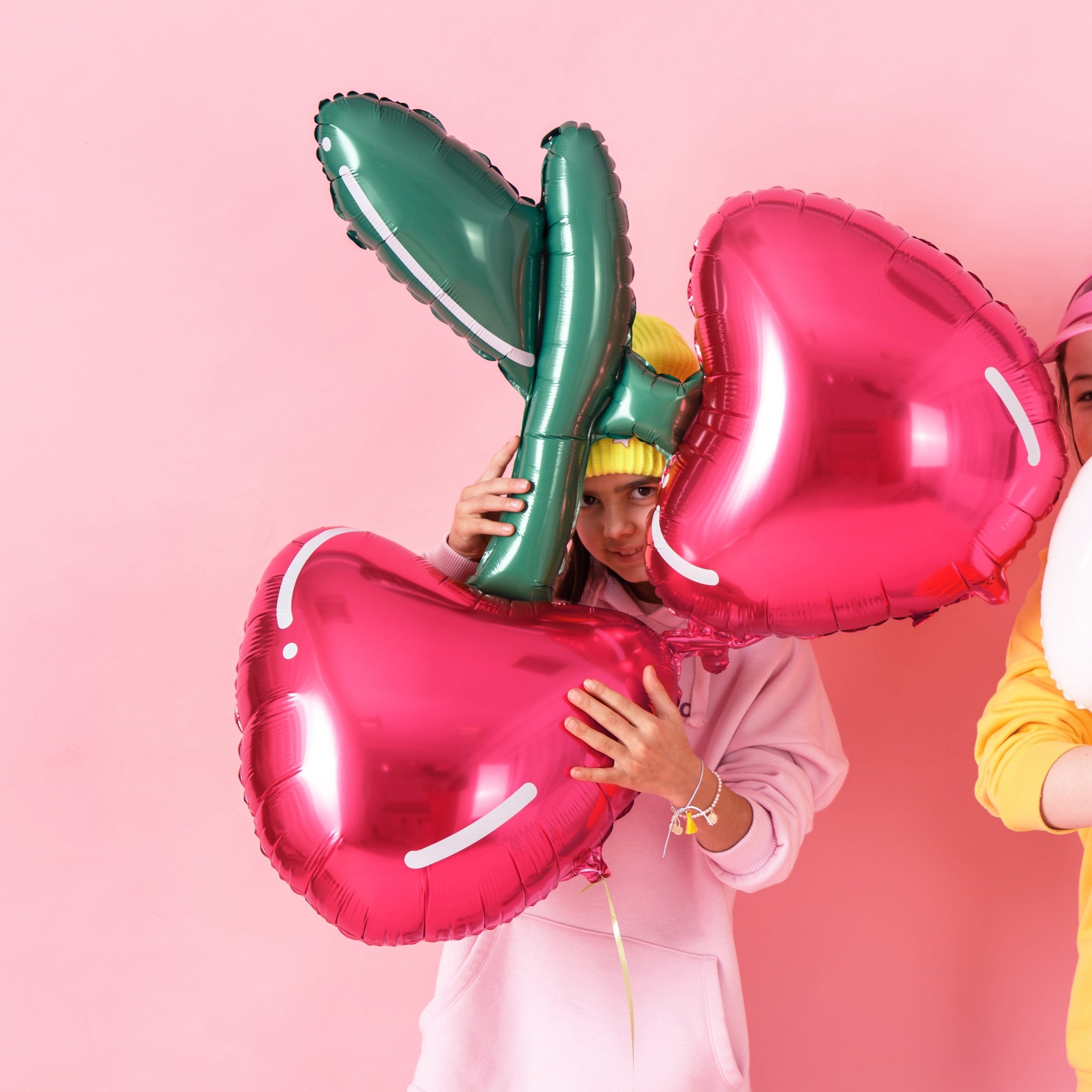 Giant Cherry Balloon | Cherries Foil Balloon UK – Pretty Little Party Shop
