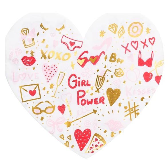 Girl Power Teen Party Napkins | Fun Hen Do Party Supplies – Pretty ...