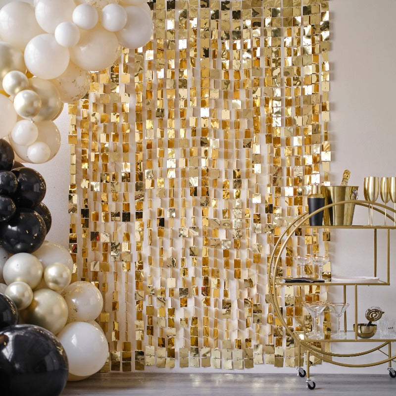 Gold Sequin Backdrop | Event Decorations | Party Props and Decorations – Pretty Little Party Shop