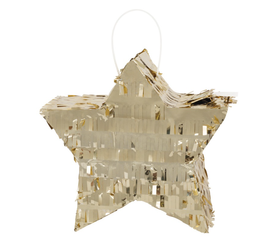 Gold Star Pinata | Affordable Fun Party Pinatas – Pretty Little Party Shop