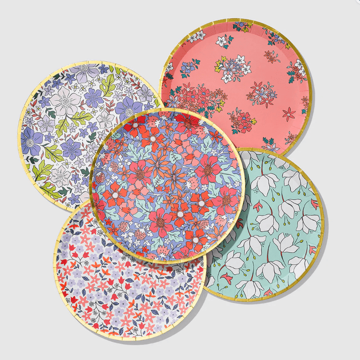 Paper Party Plates for Parties, Baby Showers, Weddings | Party Plates ...