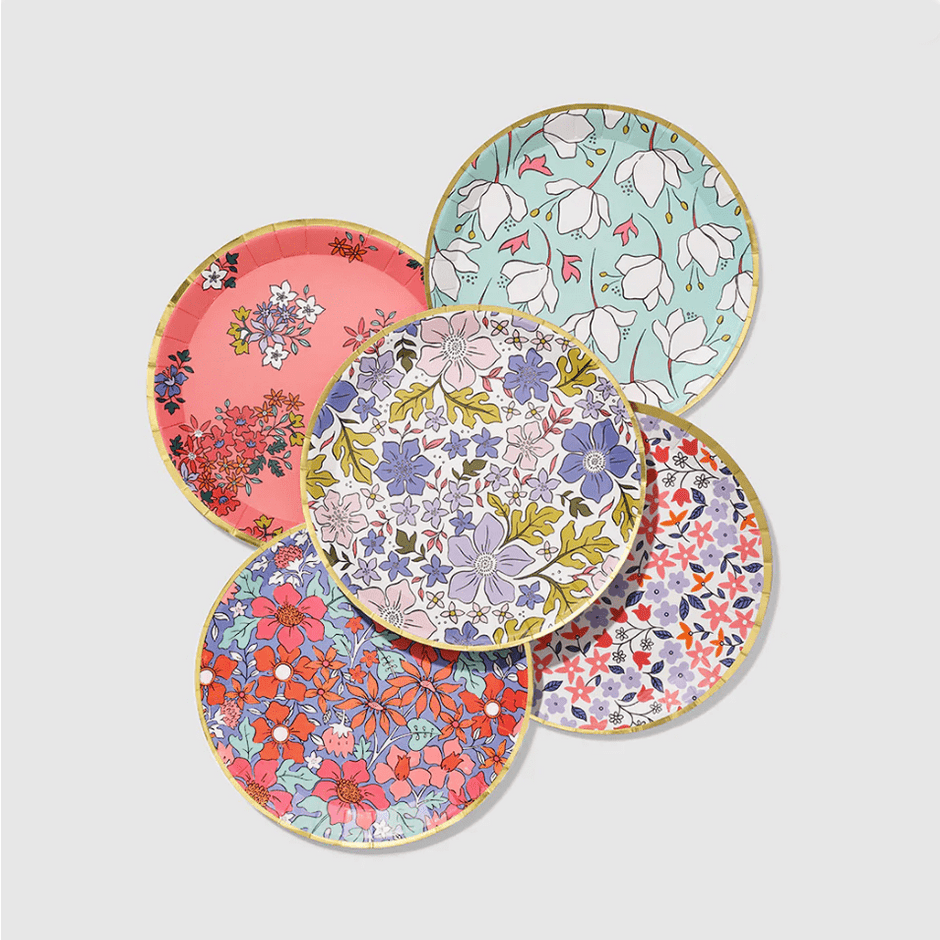 Paper Party Plates for Parties, Baby Showers, Weddings | Party Plates ...
