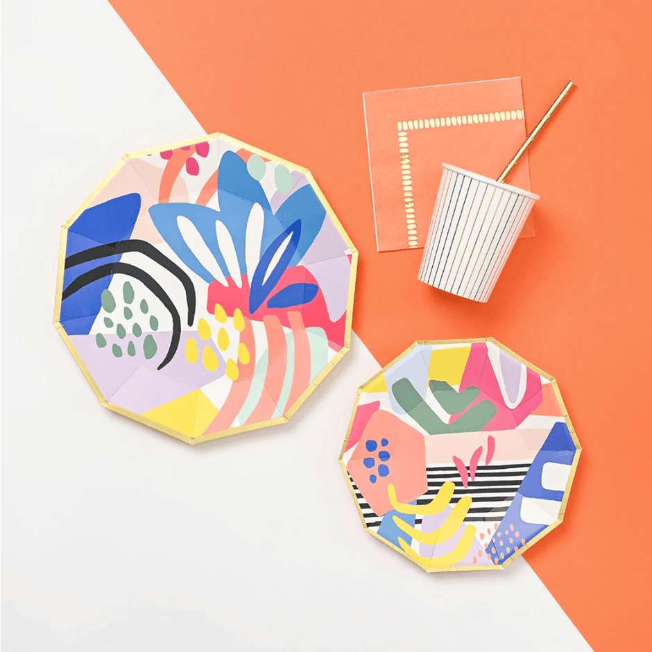 Paper Party Plates for Parties, Baby Showers, Weddings | Party Plates ...