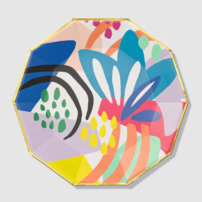Matisse Dinner Plates | Beautiful Paper Plates for Tablescapes ...