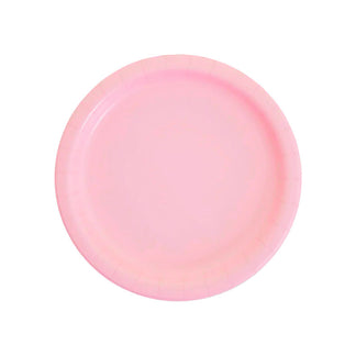 Pink Paper Plates | Plain Party Plates and Cups | Colour Block Party ...