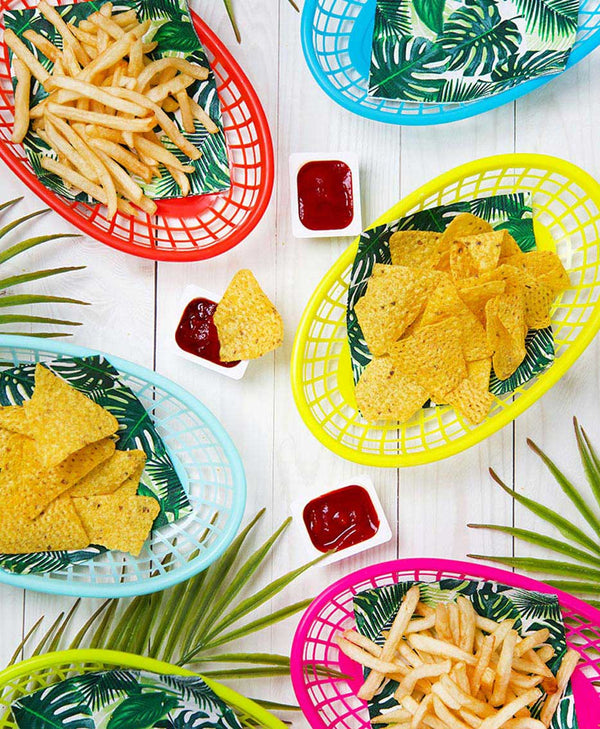 Cuban Plastic Food Baskets | Mexican Food Baskets | Talking Tables ...