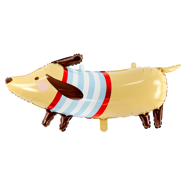 Cute Sausage Dog Balloon | Puppy Foil Balloon UK – Pretty Little Party Shop