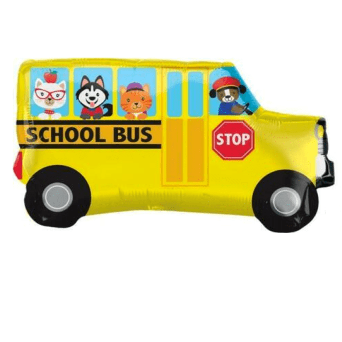 School Bus Balloon | Fun Shaped Balloons | Balloons Online – Pretty ...