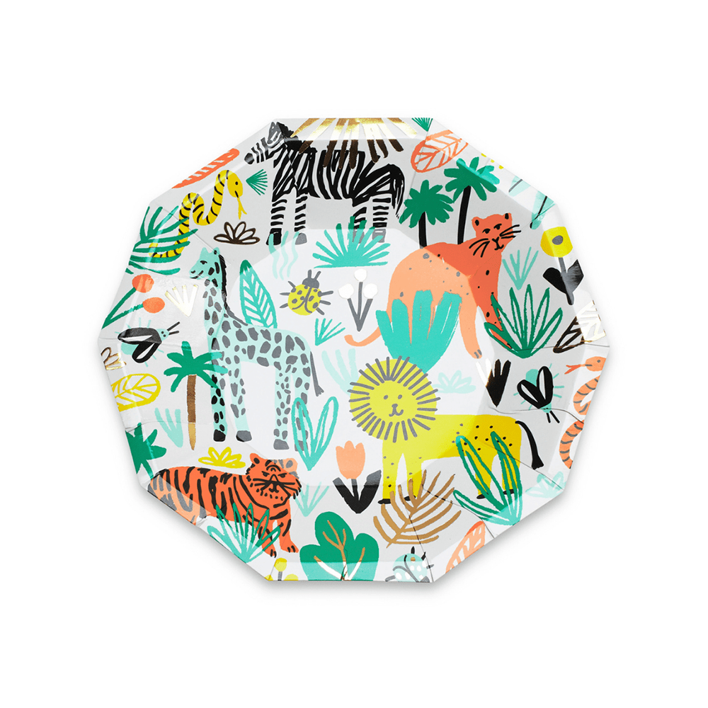 Into The Wild Animal Plates | Jungle Party Decorations & Tableware ...