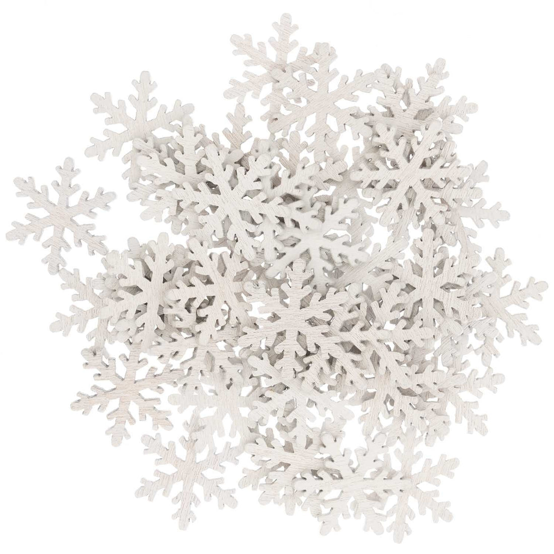 Wooden Snowflake Christmas Table Confetti | Eco Confetti – Pretty ...