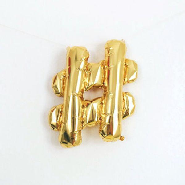 Balloon Letters | 16" Gold Balloon Letters | Online Balloonery – Pretty ...