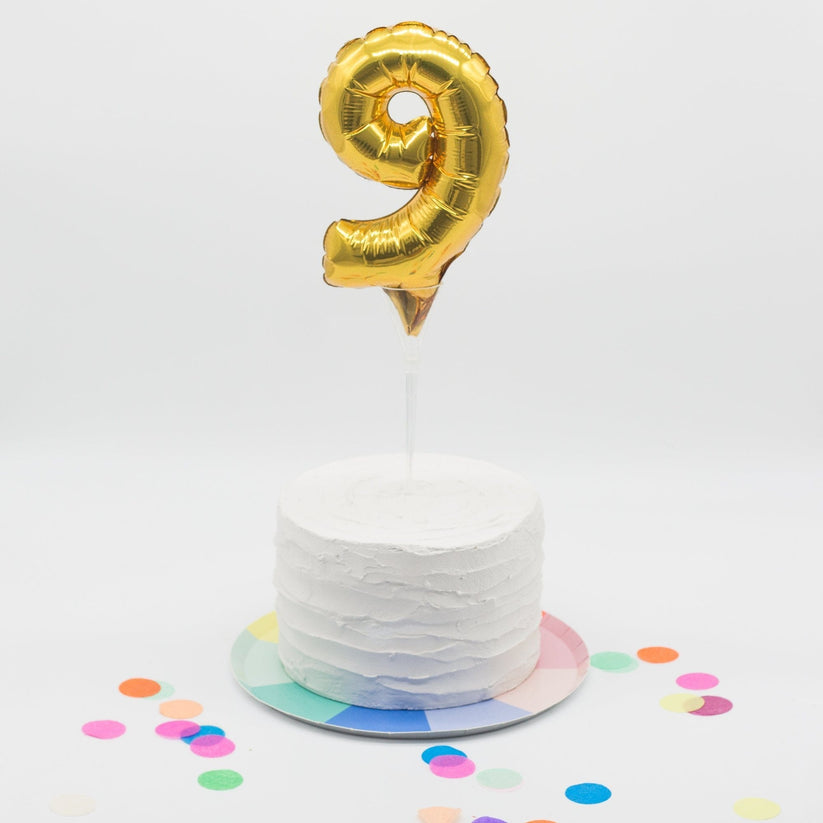 Number Balloon Sticks | Balloon Cake Toppers & Table Numbers – Pretty ...