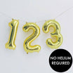 Balloon Numbers | 16" Gold Balloon Numbers | Online Balloonery – Pretty ...