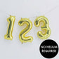 Balloon Numbers | 16" Gold Balloon Numbers | Online Balloonery – Pretty ...