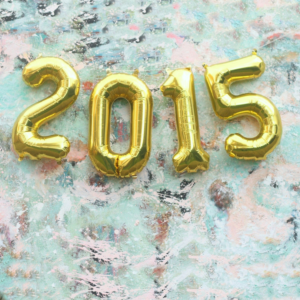 Balloon Numbers | 16" Gold Foil Number Balloons | Online Balloonery ...