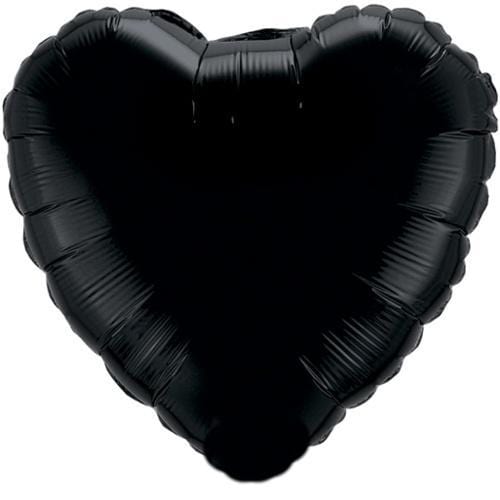 Black Heart Foil Balloons | Wedding Balloons | Stylish Balloon Shop UK ...