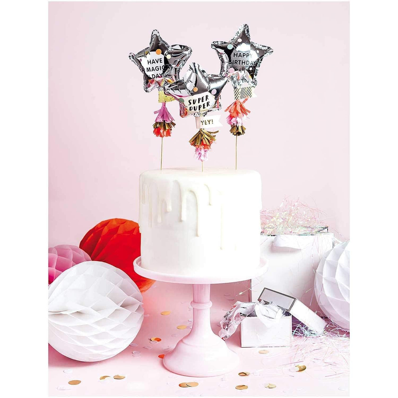Cake Topper Balloon Kit | The Very Best Birthday Cake Topper – Pretty ...