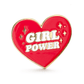 Enamel Pin Girl Power Badge | Party bag Filler – Pretty Little Party Shop