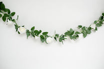 Flower Garland White | Artificial Flowers & Foliage for Parties ...