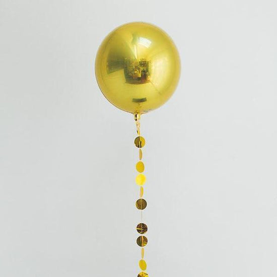 Orb Balloons 16" | Gold Orbz Balloons | Helium Balloons for Events ...